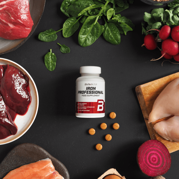 Iron Professional dietary supplement pill containing iron – BioTechUSA