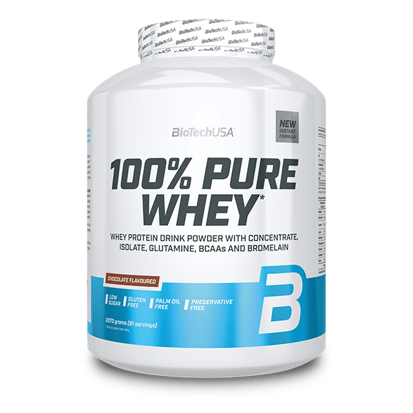 100% Pure Whey Protein Drink Powder 2270 g - BioTechUSA