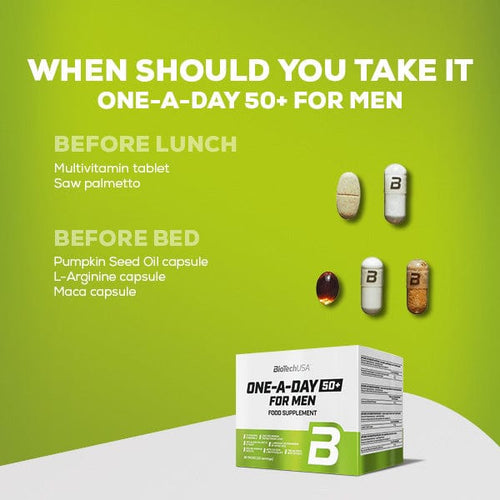 One-A-Day 50+ For Men, 30 packs – BioTechUSA – BioTechUSA Europe