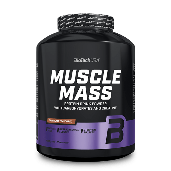 Muscle Mass carbohydrate and protein beverage powder – BioTechUSA